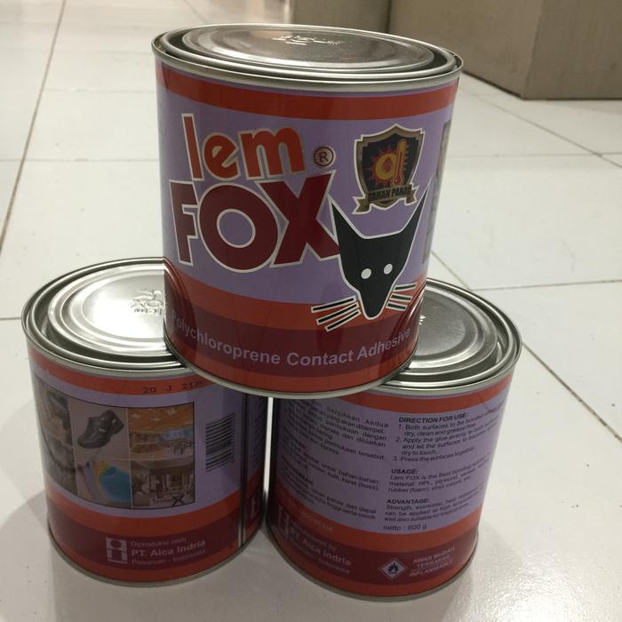 Jual LEM FOX MERAH 600gr / LEM SERBAGUNA / LEM KUNING / LEM AIBON / LEM ...