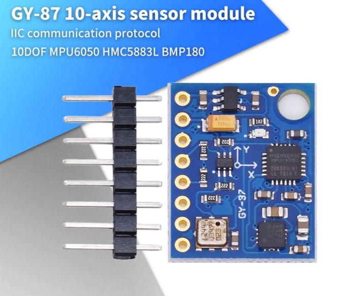 Jual GY-87 10DOF IMU MPU6050 HMC5883L BMP180 ACCELERO SENSOR MODULE ARDUINO - Kota Batam - DI ...