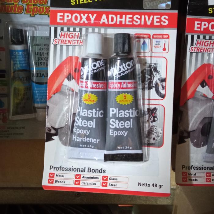 Jual DEXTON EPOXY ADHESIVES 5 menit 48gr plastic steel - Kota Bandung ...