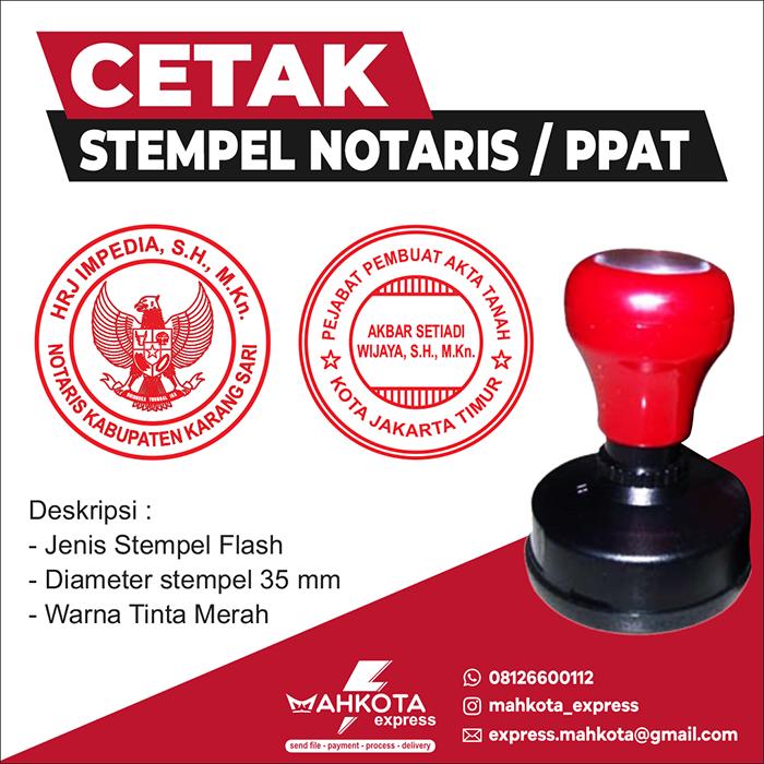Jual STEMPEL NOTARIS/ PPAT (STEMPEL OTOMATIS LANSUNG ADA TINTA ...