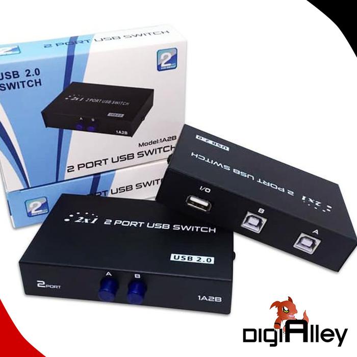 Jual Switch USB Manual Sharing 2 Port USB 2.0 Printer HUB share Gaintech - Kota Surabaya - DIGI ...