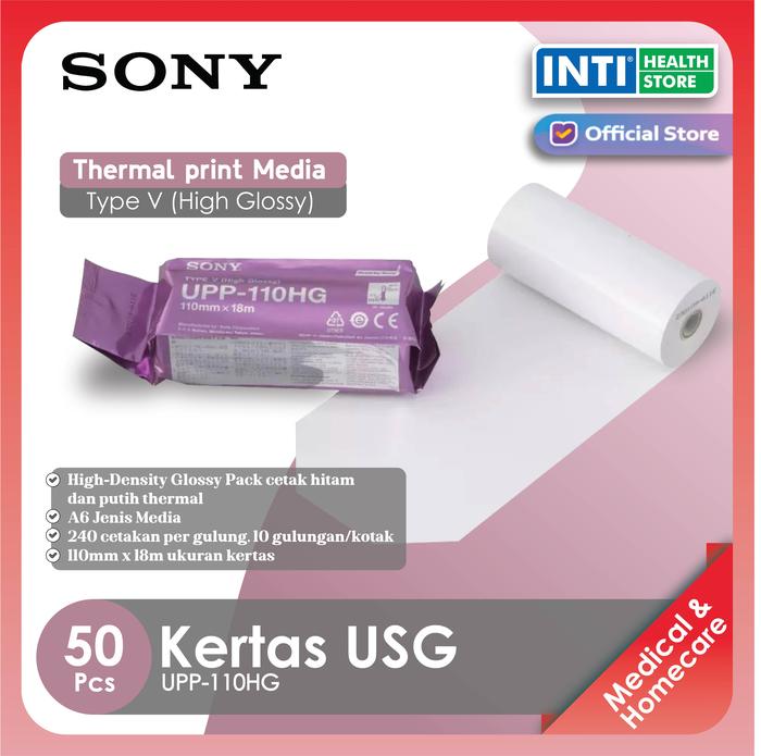Jual Sony | USG Paper Type V UPP-110HG | Kertas Thermal Print USG Paper ...