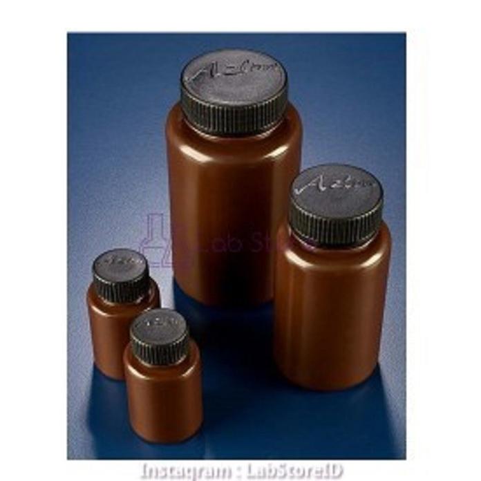 Jual Sample Bottle PP 250 ml Amber Wide Neck Botol Sampel Azlon ...