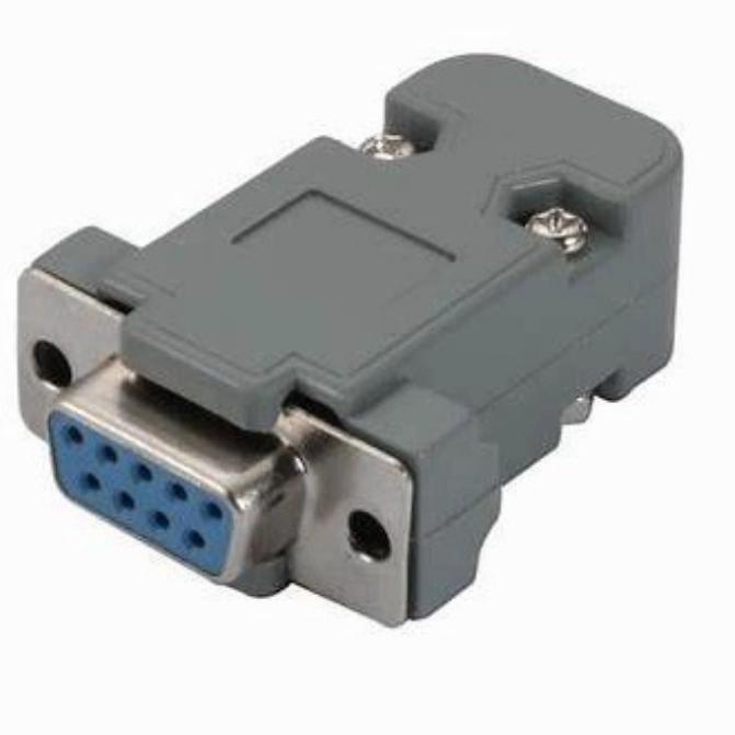 Jual DB9 Female + Cover Connectors 9 Pin Female RS232 Socket RS232 ...