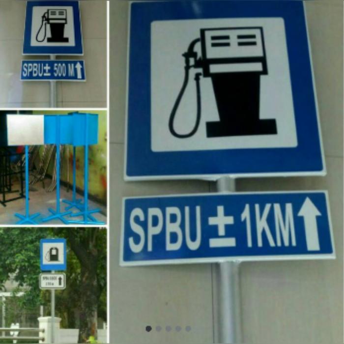 Jual Display standing rambu rambu frame bisa custom lanscape free logo ...