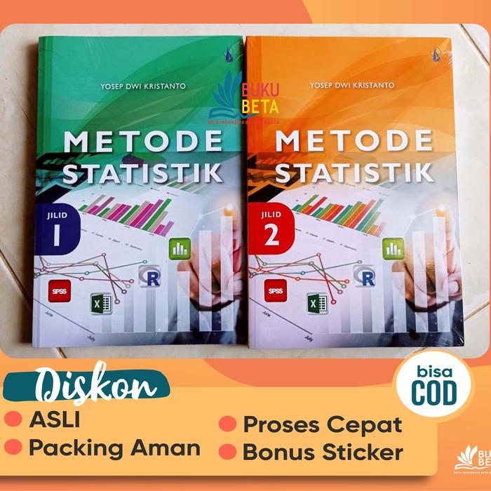 Promo Paket Buku Metode Statistik Jilid 1 dan 2 - Yosep Dwi Kristanto ...