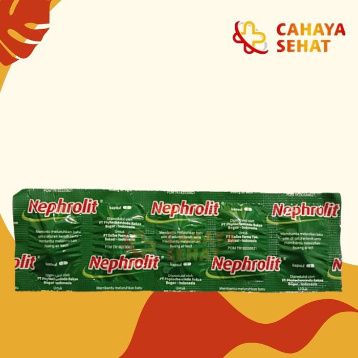 Jual NEPHROLIT STRIP 5 KAPSUL - Kota Surabaya - CAHAYA SEHAT 1 | Tokopedia
