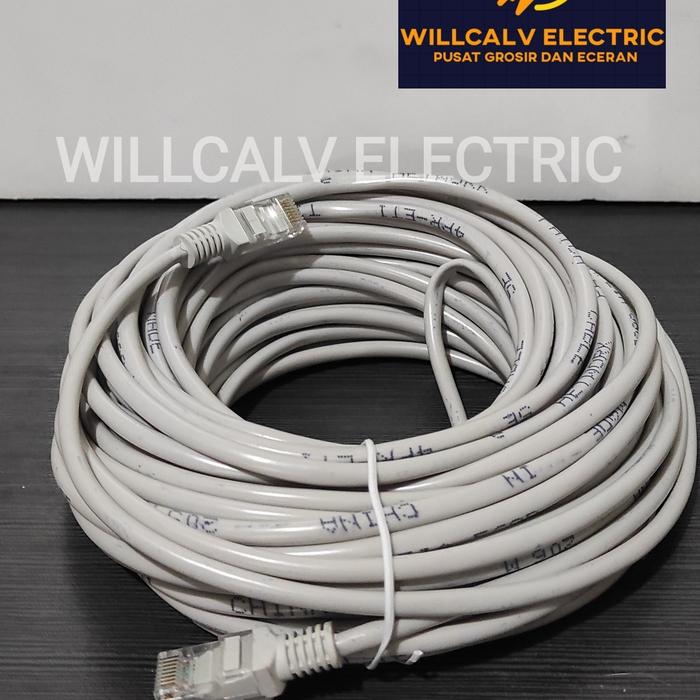 Jual KABEL LAN INTERNET KABEL LINE INTERNET 20M 20 METER - Abu-abu, 10 ...