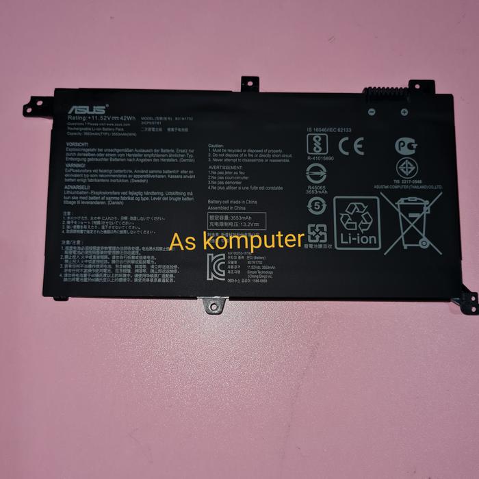 Jual Baterai Battery Asus Vivobook S14 S430 S430u K430 R430 B31n1732 Ori Di Seller Velvet Store ...