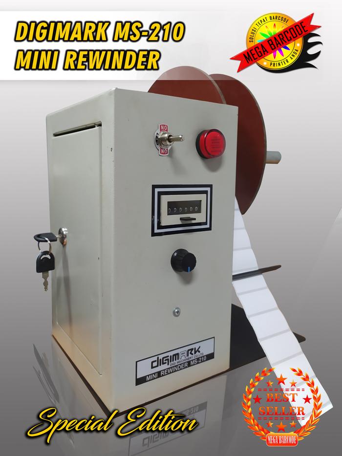 Jual Ms210 Automatic Mini Rewinder Mesin Penggulung Label Otomatis ...