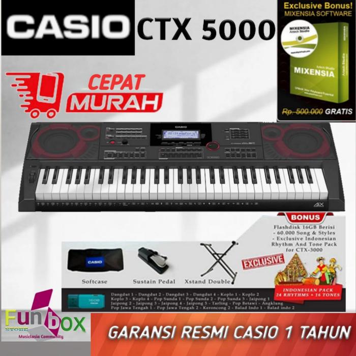 Jual Keyboard Casio CTX 5000 / CTX5000 / CT-X 5000 / CT-X5000 / CTX ...