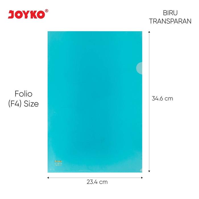 Jual Joyko Clear Sleeves Map L Bening Transparan CS - 2335/F4 - Biru ...
