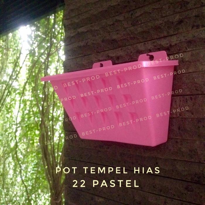 Jual pot tanaman pot bunga pot plastik pot tempel dinding HIAS PASTEL ...