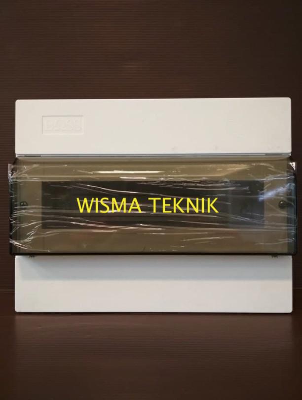 Jual MCB BOX 12 Group Inbow Flush Mounting BOSS Vires BMEF12TR - Kota ...