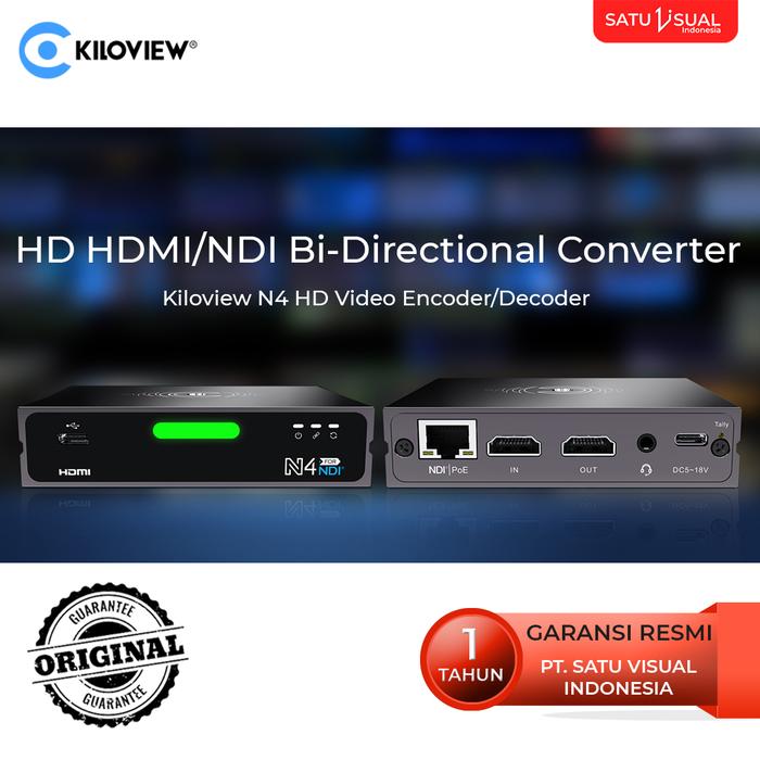 Jual Kiloview N4 (HD HDMI/NDI Bi-Directional Converter) - Jakarta Barat ...
