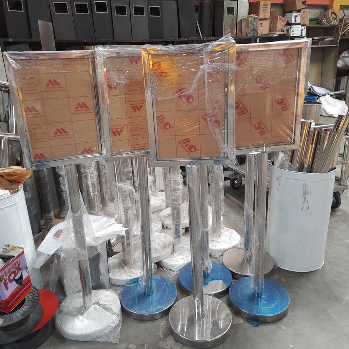 Jual Display stand stainles/Tiang assembly point A3 - Kab. Bogor ...
