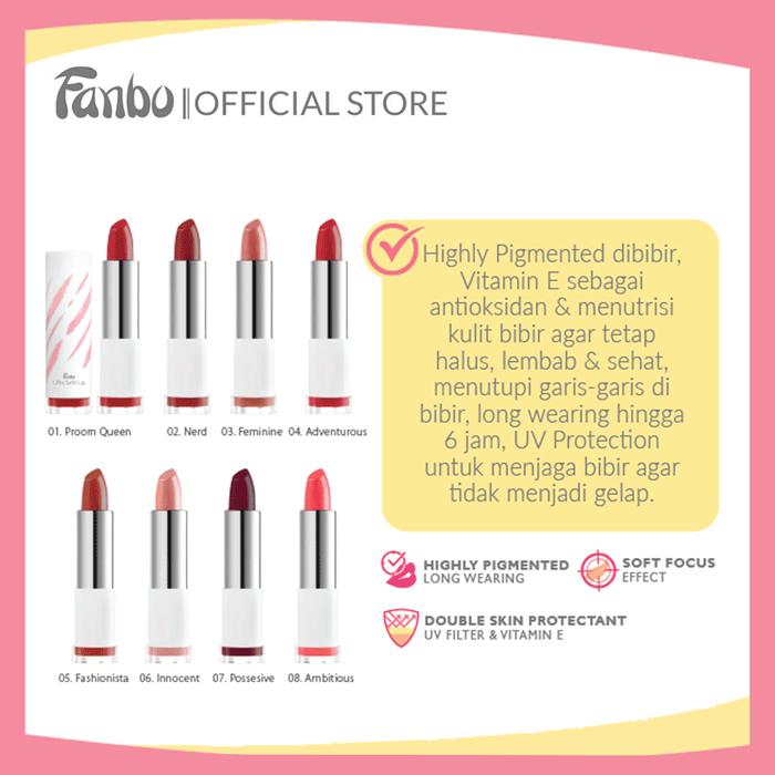 Jual Fanbo Precious White Ultra Satin Lipstick Di Seller Yama ...
