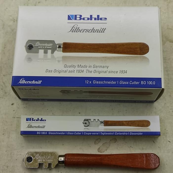 Jual pisau potong kaca BOHLE FILBERSCHNITT MADE in GERMANY glass cutter ...