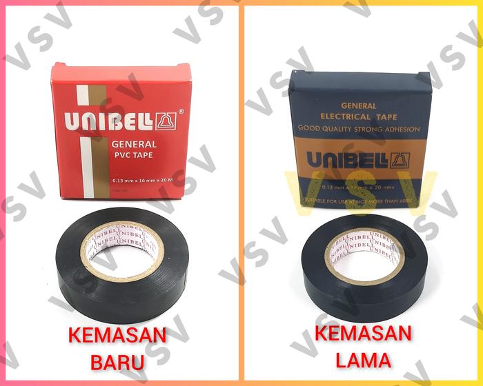 Jual Unibel Electrical Tape Isolasi listrik Unibel Isolasi kabel ...