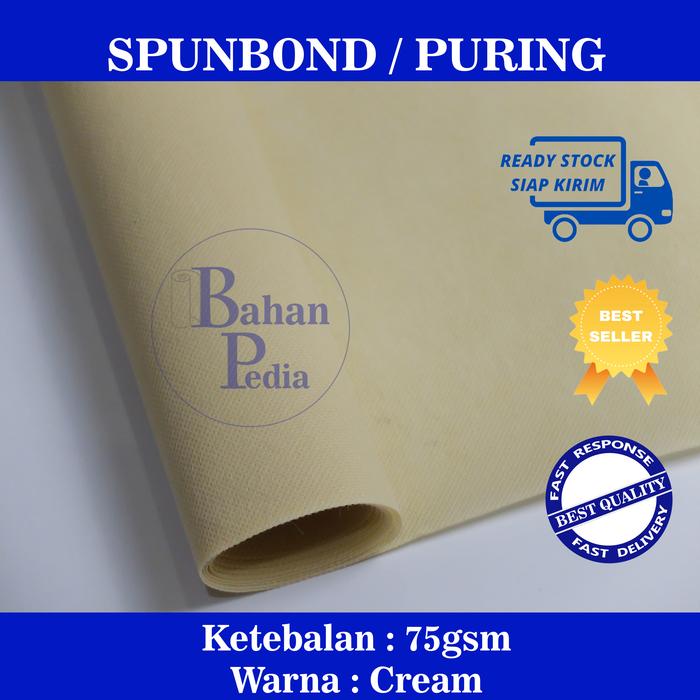 Jual Kain Spunbond 75gsm Furing Puring 100 x 160cm Bahan Goodie Bag ...