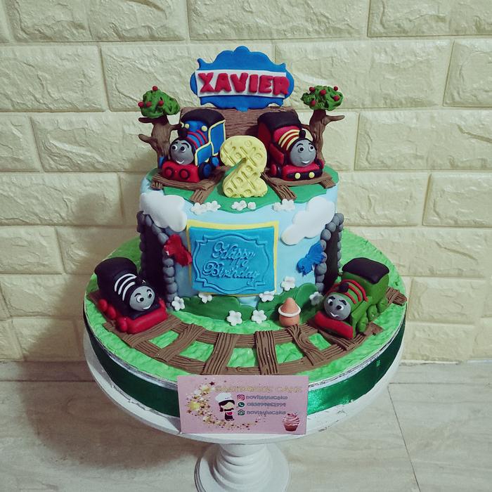 Jual kue ulang tahun thomas fondant cake toppers 3d - Jakarta Timur ...