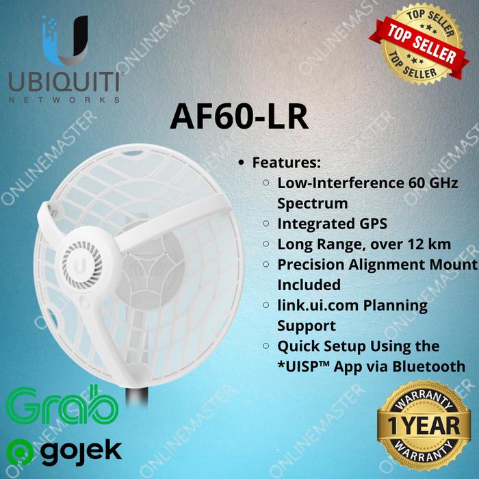 Jual Ubiquiti AF60-LR airFiber 60 LR AF60-LR - Jakarta Pusat ...