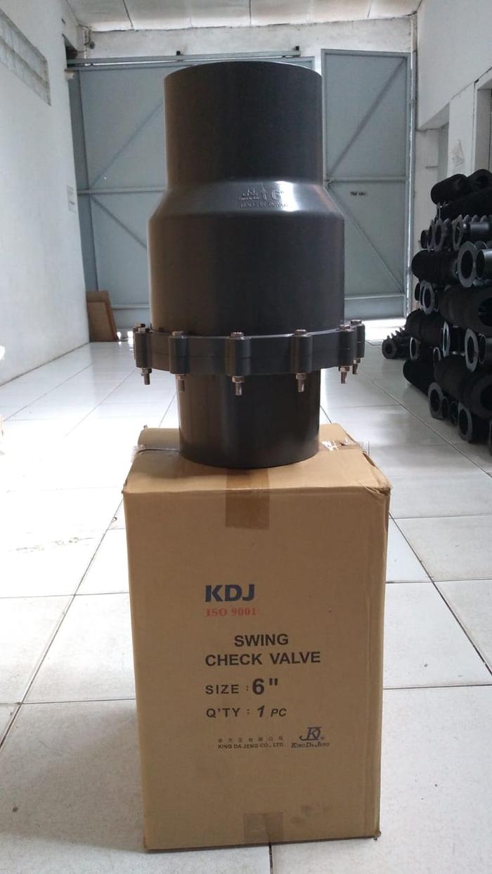 Jual Swing Checkvalve Check valve PVC KDJ 6" / 6 inch tabok Tusen klep ...