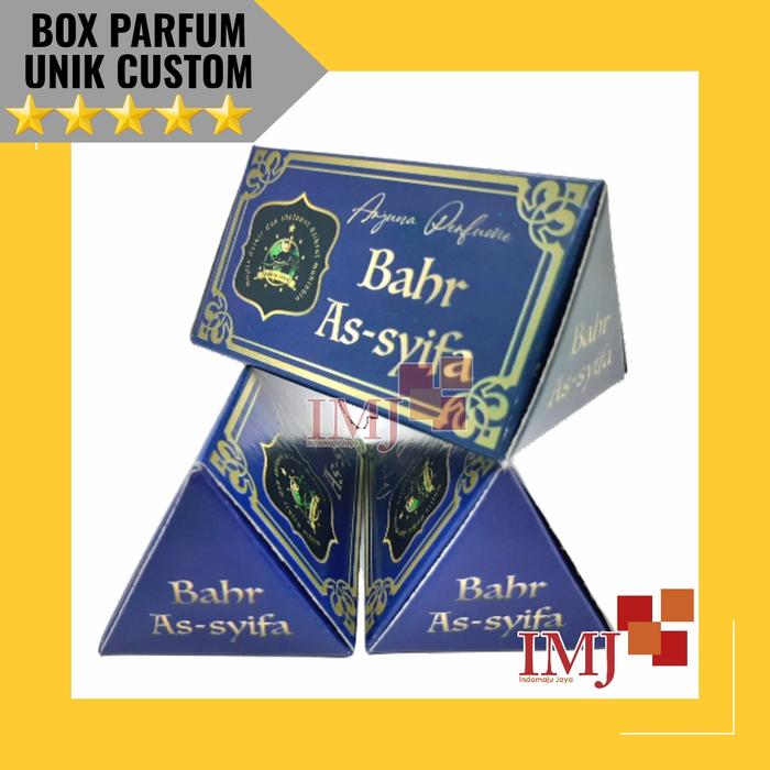 Jual BOX PARFUM SEGITIGA PACKAGING BOX PARFUM UNIK KARDUS PARFUM ...