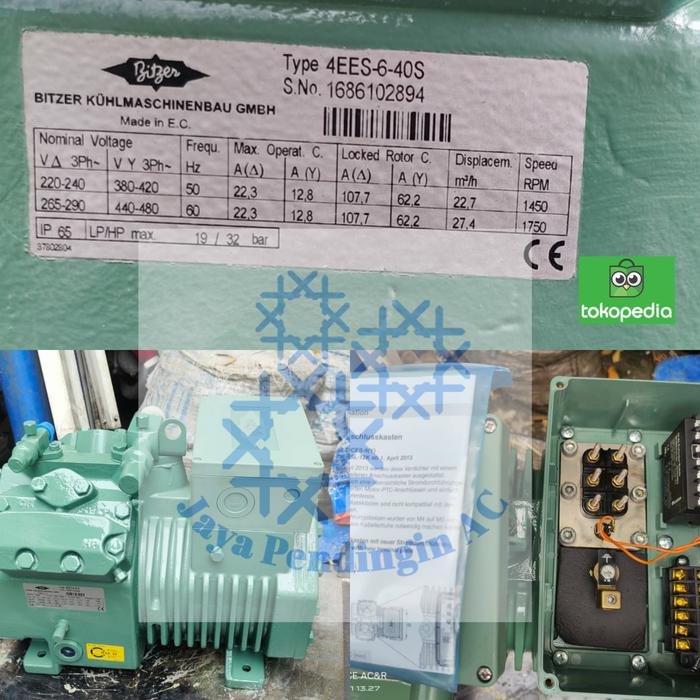 Jual Compressor Ac Bitzer 4EES-6-40S - Jakarta Barat - Jaya Pendingin ...
