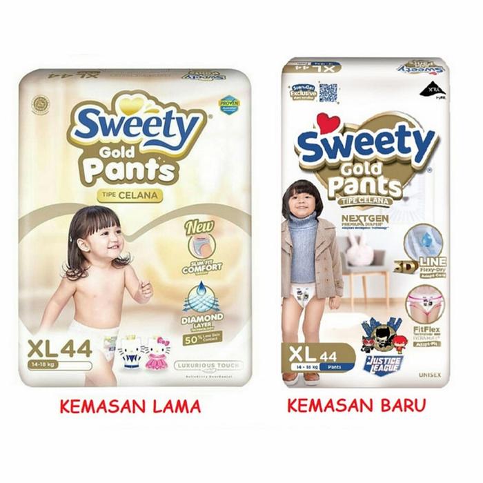 Jual Sweety Gold Pants XL44 | Popok Sweety Gold XL 44 - Kab. Tangerang ...