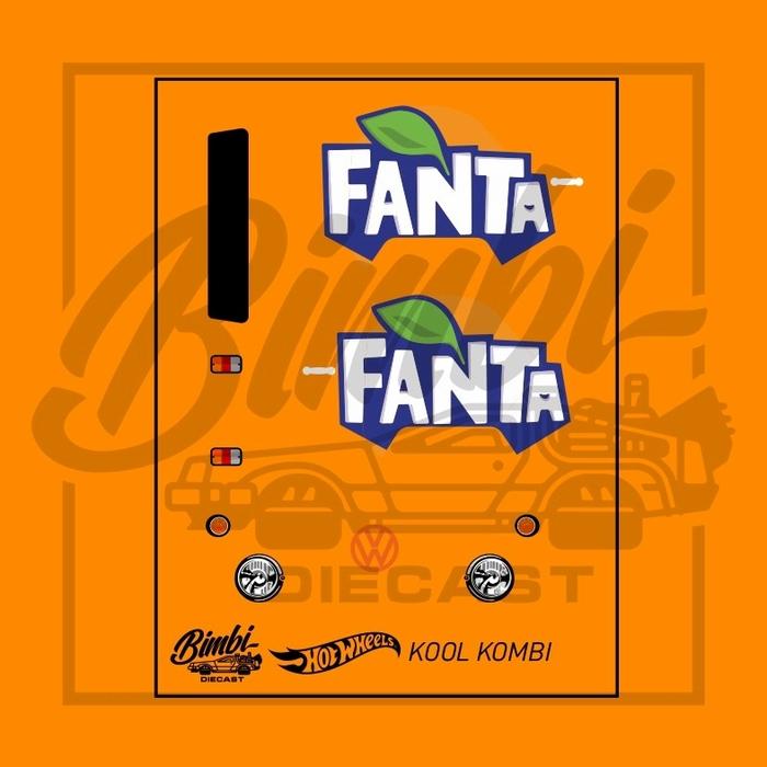 Jual Decal Hotwheels Kool Kombi Fanta White Toner - Kota Depok - Bimbi ...