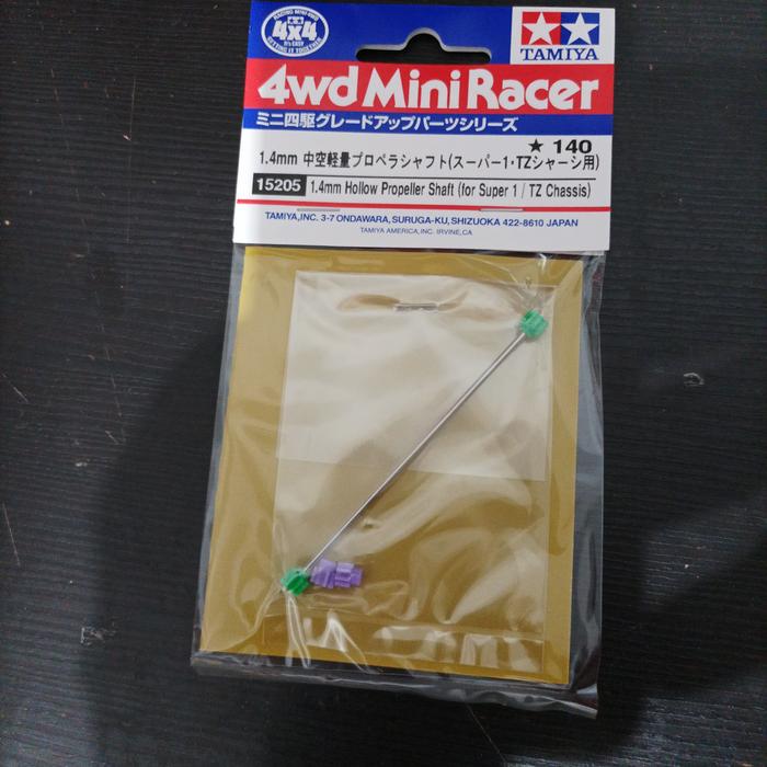 Jual Tamiya 15205 1.4mm hollow propeller Shaft for S1/S2/tz/AR/vZ ...