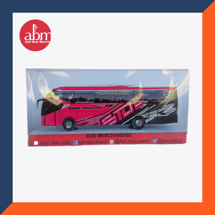 Jual Miniatur Papercraft Bus STJ Transporter Pink - Kab. Wonogiri - Bus ...