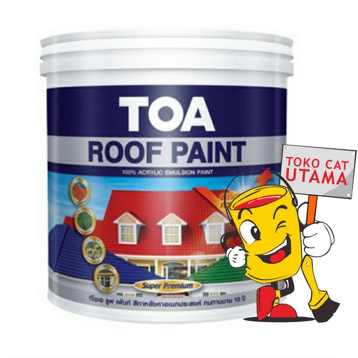 Jual TOA ROOF PAINT Cat Atap Genteng 2,5 Ltr - R410 OCEAN BLUE - Kota ...