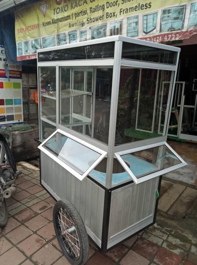Jual gerobak soto, gerobak mie ayam, gerobak baso, gerobak alumunium ...