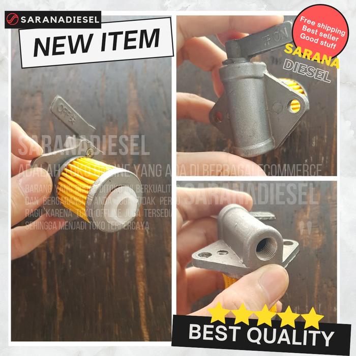 Jual filter solar mesin diesel R175 R180 / kran solar tangki dongfeng ...