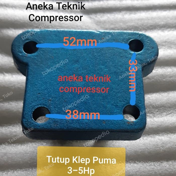 Jual Tutup Klep Kompresor Puma 3HP-5HP | Sparepart Kompresor Angin ...