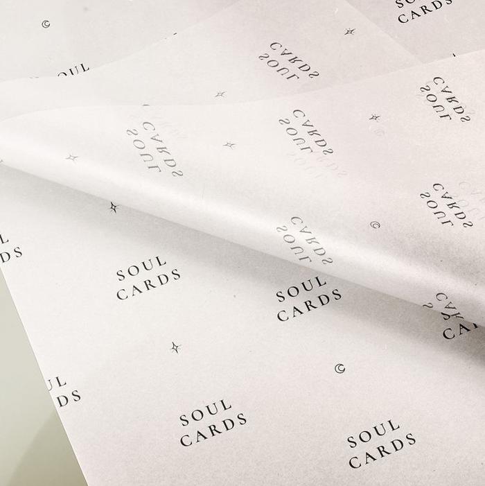 Jual CUSTOM WRAPPING PAPER 22x50 cm, TISSU PAPER KERTAS PACKAGING PUTIH ...