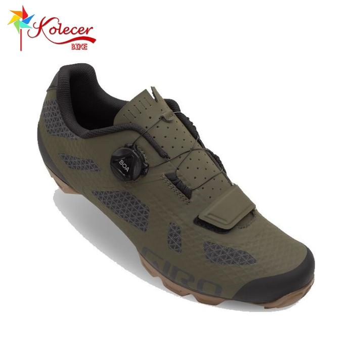 Jual Giro Rincon Shoes Gravel Sepatu Sepeda MTB Cleat Olive Gum BOA ...
