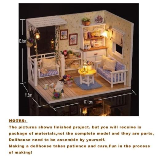 Jual Diy Miniature House Doll Diy Miniatur Rumah Mini House Rumah ...