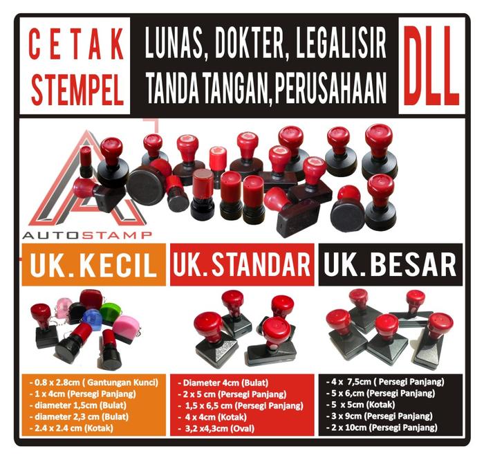 Jual Stempel Warna Otomatis Stempel Flash - UK. STANDAR - Kota Bandung ...