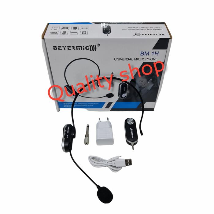 Jual MIC WIRELESS BEYERMIC BM 1H BANDO MICROPHONE BEYERMIC BM1H HEADSET ...