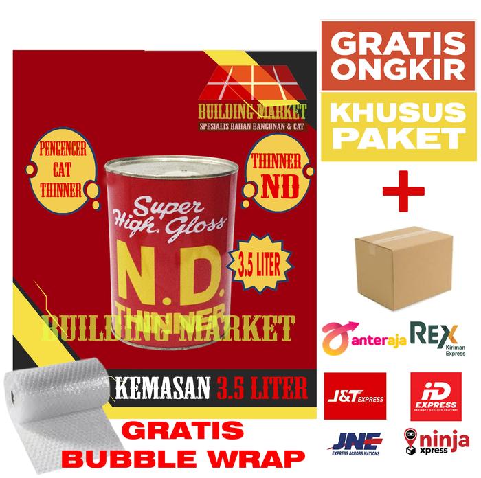 Jual PENGENCER CAT BESI KAYU DUCO TINER THINER THINNER ND 3.5 LITER ...