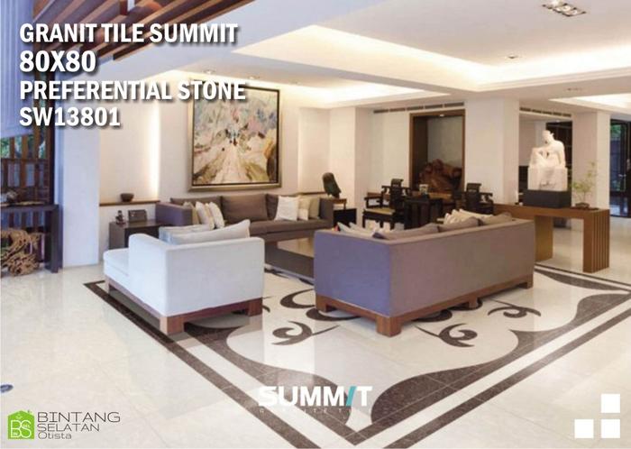 Jual GRANIT TILE SUMMIT 80X80/ GRANIT LANTAI PREFERENTIAL STONE SW13801 ...