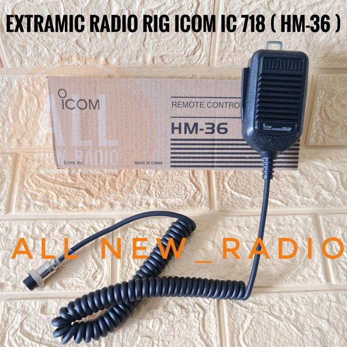 Jual EXTRAMIC ICOM 718 756 PRO HM-36 PTT MIC HF RADIO ICOM IC 718 ICOM ...