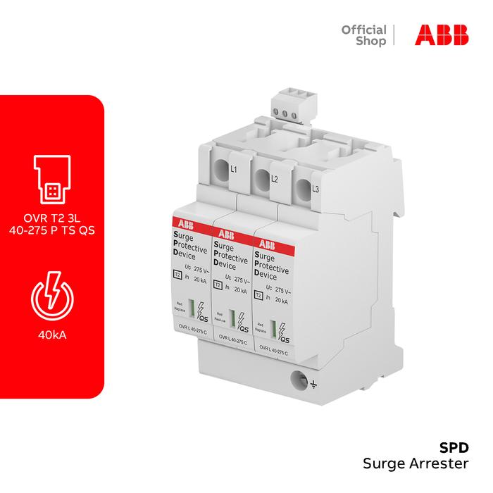 Promo ABB SURGE PROTECTION OVR T2 3L 40-275 P TS 2CTB803873R2500 Cicil 0% 3x - Jakarta Barat ...