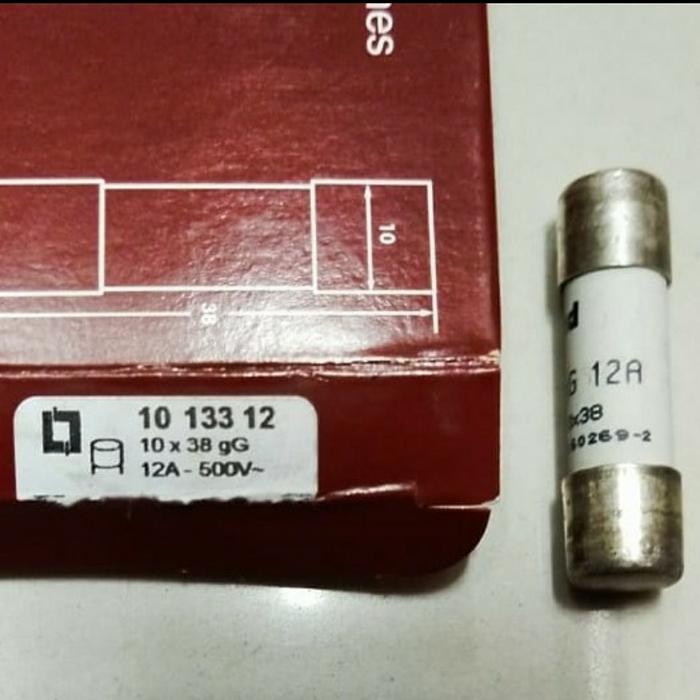 Jual HRC FUSE 10x38 12A 12 Ampere Legrand Fuse Sekring Keramik 500V ...