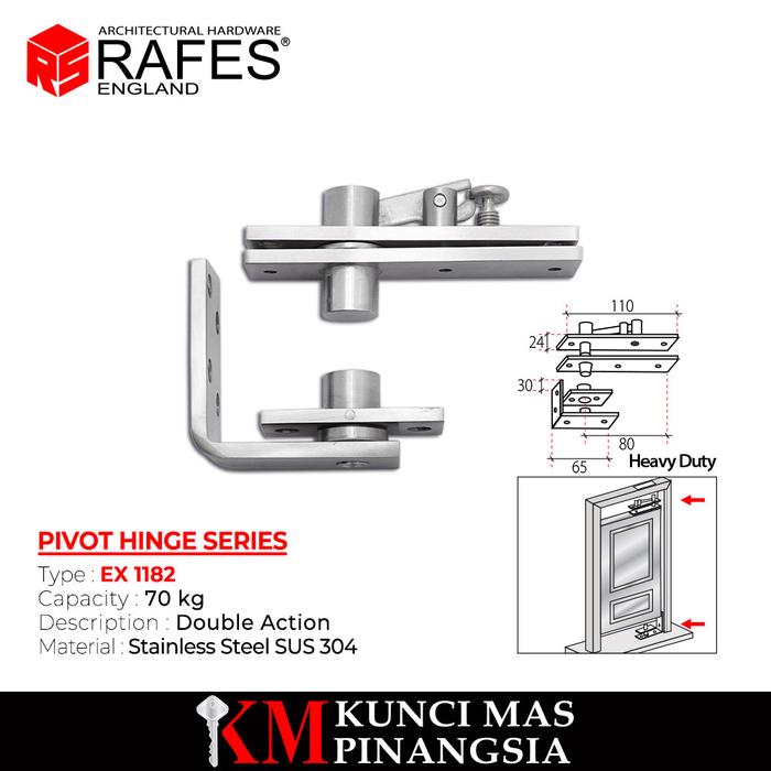 Jual Engsel Pivot / Pivot Hinge / 1182 / RAFES ORIGINAL - Jakarta Barat ...