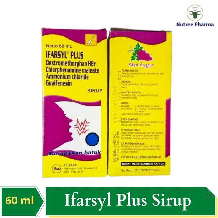 Jual IFARSYL PLUS SYRUP RASA ANGGUR 60 ML-Obat Batuk - Kota Surabaya ...