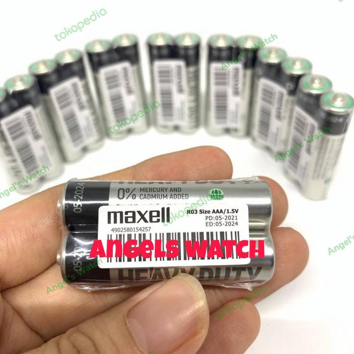 Jual Baterai maxell R03 (AB) 2P AAA A3 1.5 V Original maxell super ...